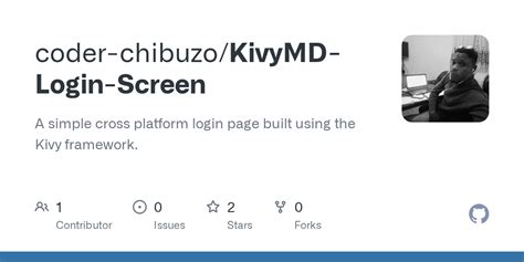 Github Coder Chibuzokivymd Login Screen A Simple Cross Platform