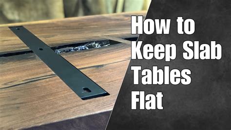 How To Keep Slab Tables Flat — How To Woodworking Youtube