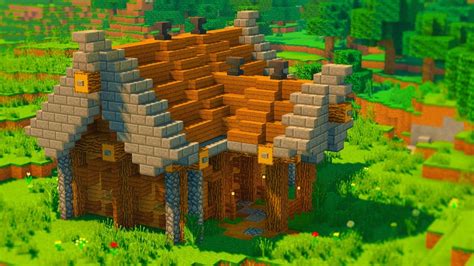 Простой Дом для выживания в Майнкрафт Как построить Скачать карту Minecraft Youtube