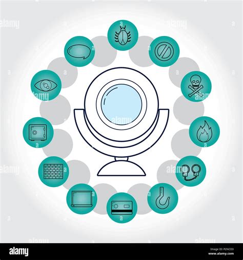 Cyber Security Symbols Stock Vector Image And Art Alamy