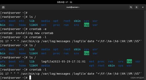 Linux系统中新建例行性（计划）任务的命令练习linux练习任务 Csdn博客