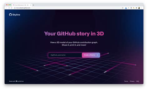 GitHub Skyline Your GitHub Story In D Bram Us