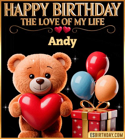 Happy Birthday Andy  🎂 Animated Images Wishes And Music 【27 S】