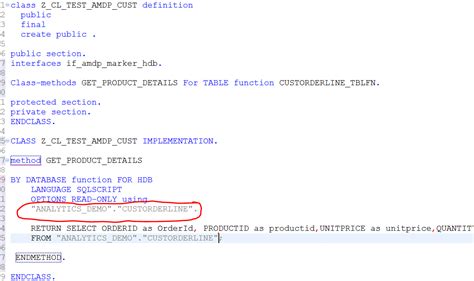 How To Use Amdp Function Implementation For A Cds Table