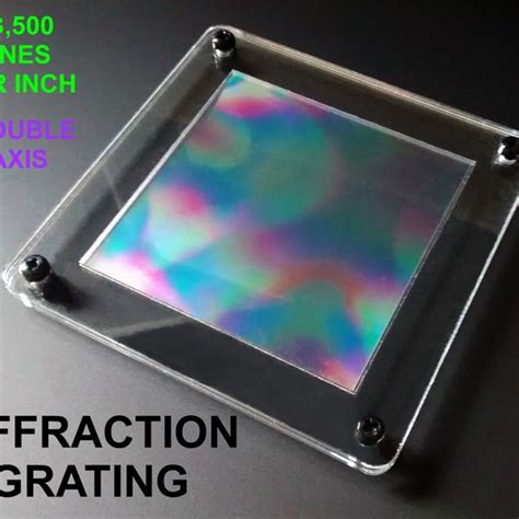Diffraction Grating Sheet Etsy