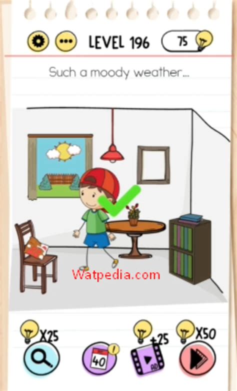 Brain Test Level 196 Such A Moody Weather