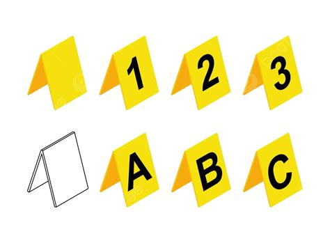 Yellow Crime Scene Markers