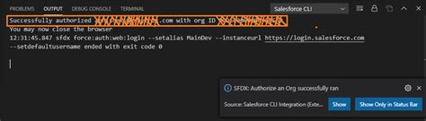 Salesforce Tips Resolve Org Authorization Error In Vs Code
