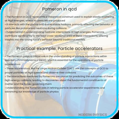 Pomeron In Qcd Particle Interactions Theory And Research