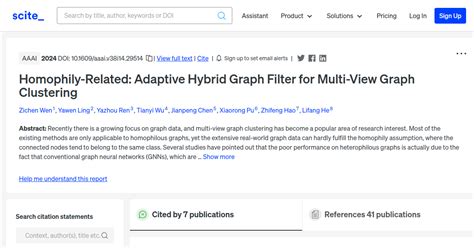 Homophily Related Adaptive Hybrid Graph Filter For Multi View Graph Clustering