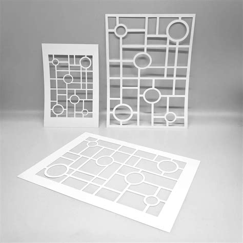 Mondrian Circle Lines Mixed Media Tools Pm Artist Studio