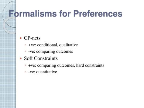 Ppt Cp Nets And Soft Constraints Powerpoint Presentation Free