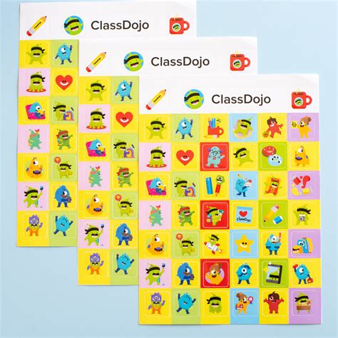 Classdojo Single Sticker Sheet Classdojo Shop
