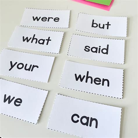 Editable Flash Cards With Dotted Lines 10 Per Page Flashcards