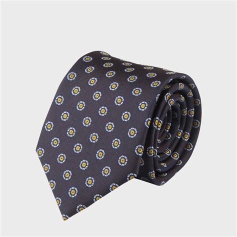 브라운 플라워 넥타이 감도 깊은 취향 셀렉트샵 29cm