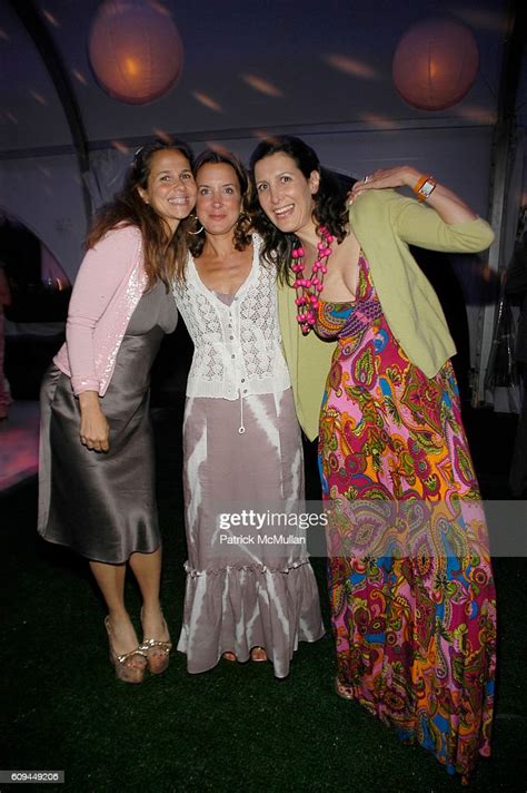 Monica Halpert Margie Loeb And Tina Sharkey Attend Margie And News