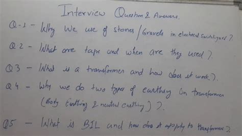 Interview Questions For Electrical Automation Engineer At James Foster Blog