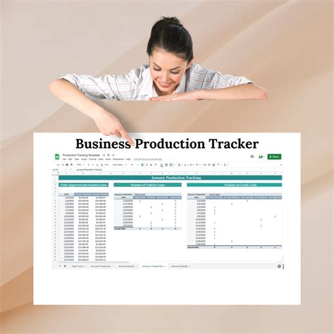 Business Production Tracking Excel Spreadsheet Profitability Kpis Etsy