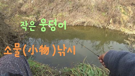 작은 웅덩이 소물 小物 낚시 Youtube