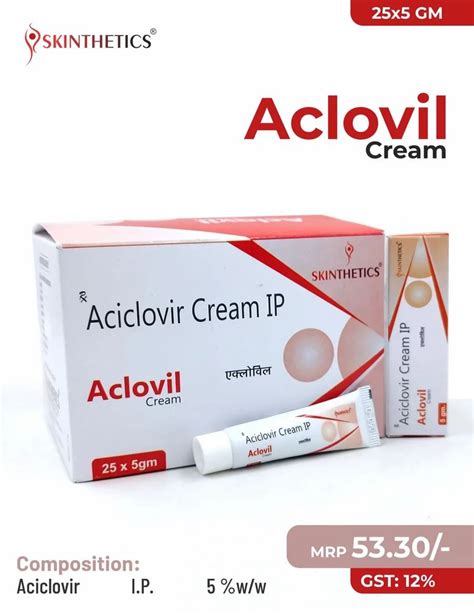 Acyclovir 5 Cream At ₹ 13325pack Panchkula Id 2852404338530