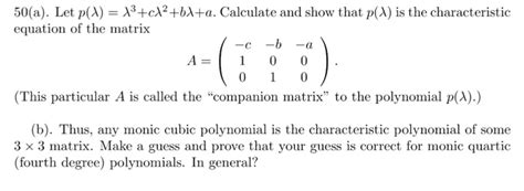 Solved Let Plambdalambda3clambda2blambdaa Calculate