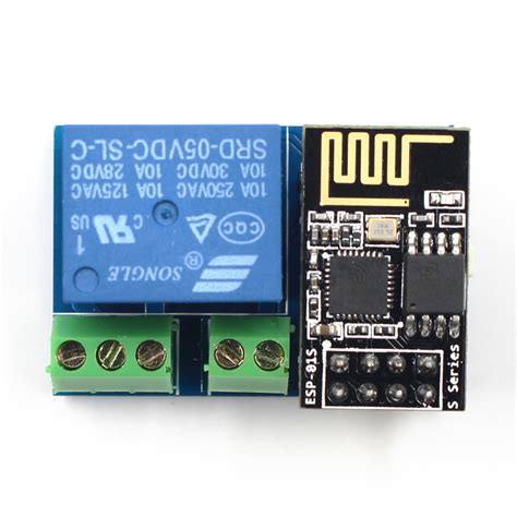 esp8266 esp 01s relay模块继电器 wifi智能插座加多esp 01s 虎窝淘