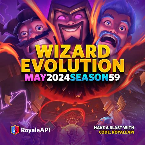 Wizard Evolution May 2024 Season 59 Clash Royale News Blog