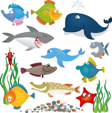 Swimming Animals Clipart