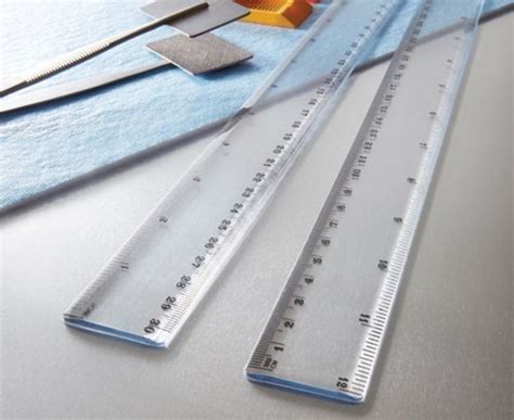 Clear Plastic Ruler 20cm For Precise Measurements Rankin Biomedical