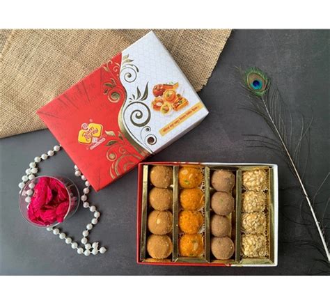 Buy Assorted Laddu 4 In One Small Box Online From Ram Asrey At Best Price