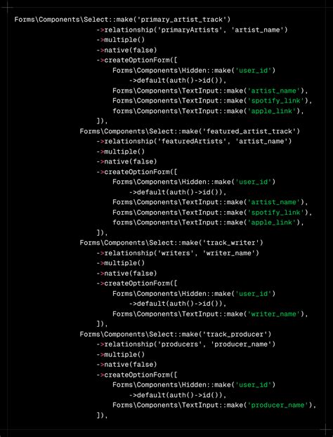 select with relationship always null filament