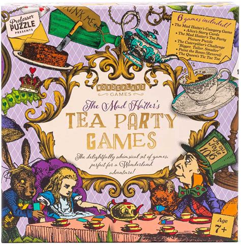 Mad Hatters Tea Party Games Set Wholesale