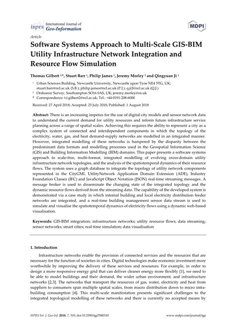 pdf software systems approach to multi scale gis bim utility