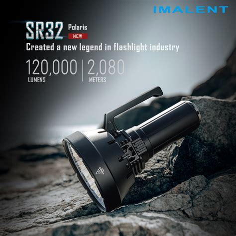 Imalent SR32 XHP50.3 HI LED 120,000 Lumens Flashlight
