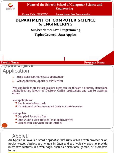 Applets In Java Pdf Java Programming Language World Wide Web