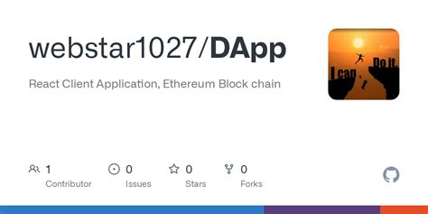 github webstar1027 dapp react client application ethereum block chain