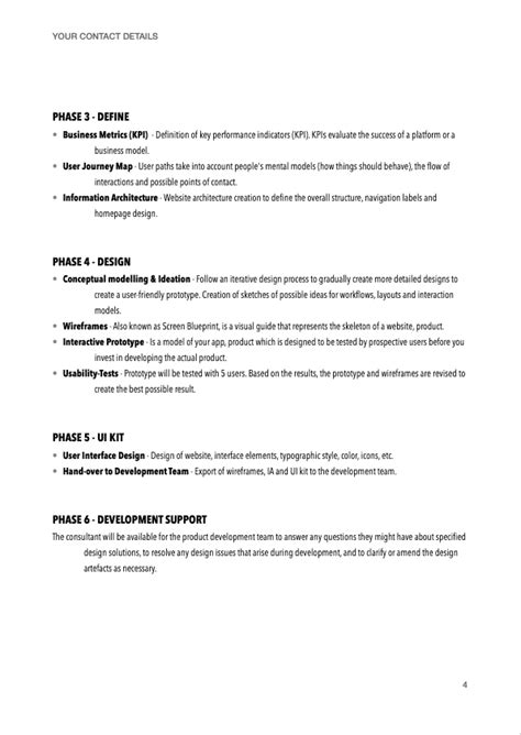 Ux Proposal Template