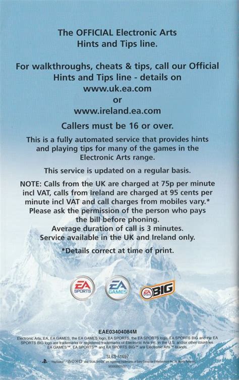 SSX Box Cover Art MobyGames