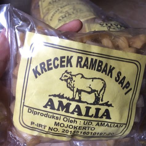 Jual Kerupuk Rambak Sapi Super 250gram Bentuk Dadu Kerupuk Kulit Sapi