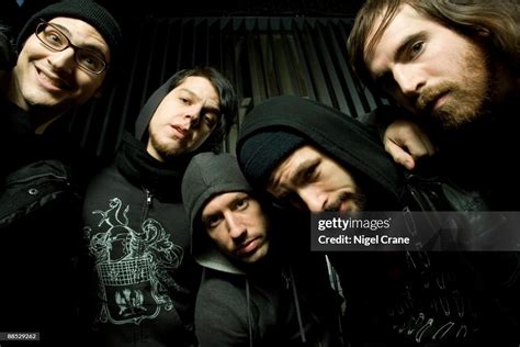 American Band The Dillinger Escape Plan Pose For A Group Portrait