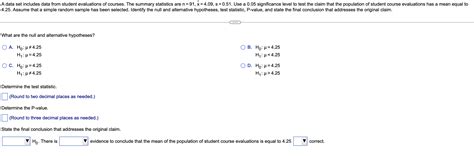 Solved Assume That A Simple Random Sample Has Been Chegg