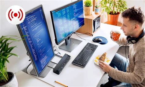 Port K DisplayPort Dual Display Mini Matrix Boundless KVM Switch