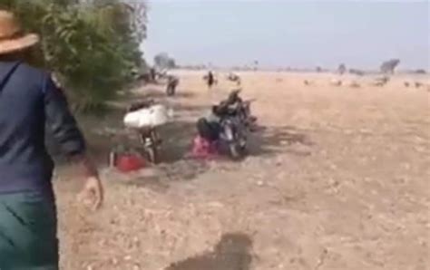 မုံရွာမြို့နယ်တွင် စစ်ကောင်စီတပ်က ကျေးရွာတွေကို စစ်ကြောင်းထိုးပြီး ဒေသခံပြည်သူ ၂ ဦးကို သတ်ကာ ၅