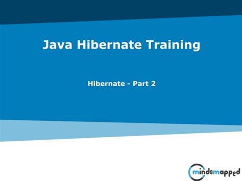 hibernate part 2 ppt