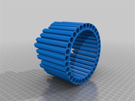 Modular Neopixel Ring Lamp By Albert Barber Download Free Stl Model