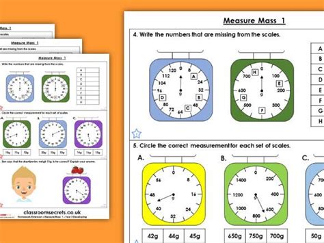 Free Year 3 Measure Mass 1 Summer Block 4 Maths Homework Extension