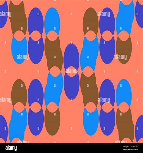 Abstract Pattern With Colorful Bright Shapes Vector Illustration Stock Vector Image And Art Alamy