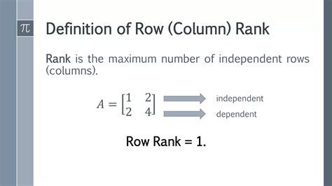 Rank Nullity And Fundamental Matrix Spaces Pptx