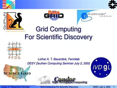 Ppt Grid Computing For Scientific Discovery Powerpoint Presentation Free Download Id