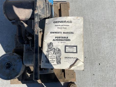 Generac 6774 Portable Generator Agriculture Bigiron